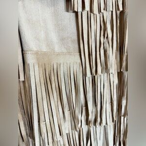 Trixxi | Dresses | Nwt Faux Suede Fringe Layered Flapper Style Short ...